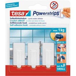 Tesa - Powerstrips Haken Small Classic weiß - weiß