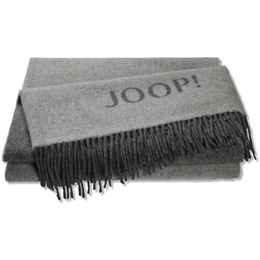 JOOP! Wohndecke Fine-Doubleface Größe 130x180 cm Graphit-Schiefer - Joop