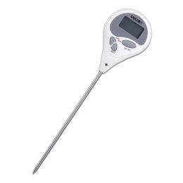 Kleines Lebensmittelthermometer für Kaffee, Latte, Wasser, Speiseöl, Fleisch, elektronisch ablesbares digitales Thermometer mit LONGZIMING Sonde aus