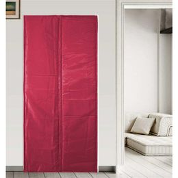LONGZIMING Thermal Insulation Isolation Door With Magnetic Moskito Net Door Curtain Insulation Cotton Blackout Curtain Windproof Waterproof Sound Insulation