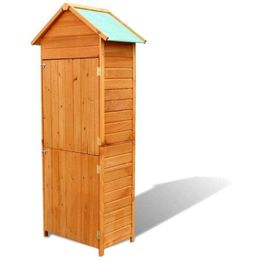 HOMMOO - Gartenschrank Braun 79x49x190 cm VD26621