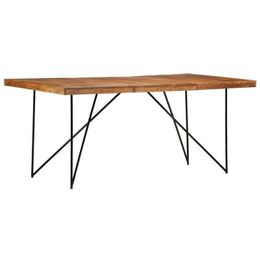 Esstisch 180 x 90 x 76 cm Massivholz Akazie VD23947 - HOMMOO