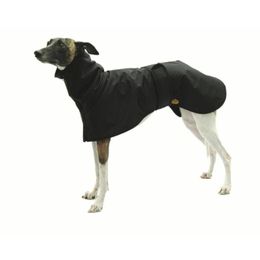 Eleganter Hundemantel speziell für Windhunde - Schwarz - 51 cm - Fashion Dog