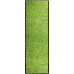 LONGZIMING Fußmatte Waschbar Grün 60x180 cm