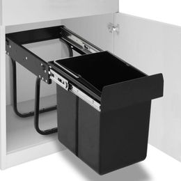 LONGZIMING Abfallbehälter für Küchenschrank Ausziehbar Soft-Close 20 L