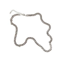 Urban Classics Edelstahlkette Urban Classics Unisex Long Basic Chain Necklace, silberfarben