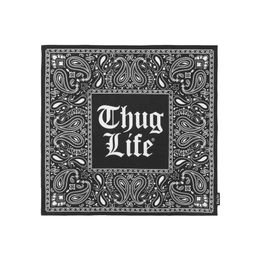 Thug Life Halstuch Thug Life Accessoires Thug Life Bandana Overthink, (1-St), schwarz