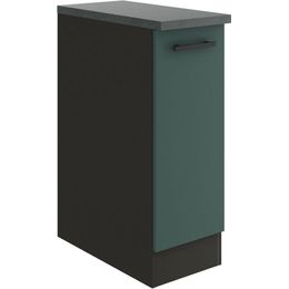 Optifit Apothekerschrank Palma Breite 30 cm, Höhe 84,8 cm, Anbau-und Unterbau möglich, grün