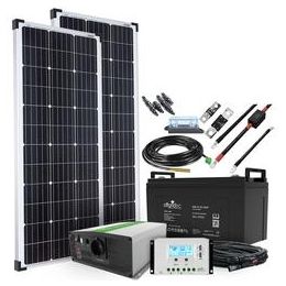 Offgridtec® Autark M-Master 200W Solaranlage - 1000W AC Leistung 122Ah...- 0% MwST. (Angebot gemäß §12 USt Gesetz.)