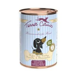 Terra Canis Welpe 6x400g Huhn mit Kürbis, Kamille & Blütenpollen