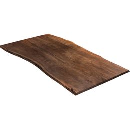 SAM® Tischplatte Baumkante Akazie Nussbaum 240 x 100 cm NOAH