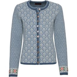 Reitmayer Jacquard-Strickjacke Hellblau (Gr&ouml;&szlig;e: 40)