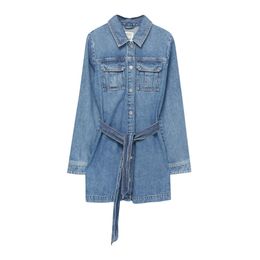 Pull&Bear Pull&bear Kleid Damen Gr&ouml;&szlig;e 42 blue denim Winterkleid