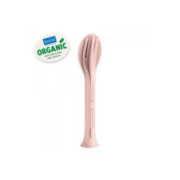 Koziol Einwegbesteck-Set Klikk Besteck-Set 3-teilig organic pink 4003669