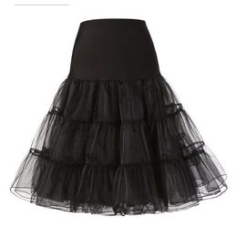 AFAZ New Trading UG Sommerkleid 50er Jahre Frauen Retro Petticoat Unterrock Vintage A-Linie Crinoline (1-tlg) Rockstütze Halb Slips Rockabilly Tutu Rock