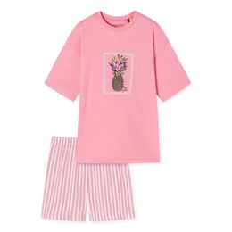 Schiesser Schlafanzug, rosa|rot