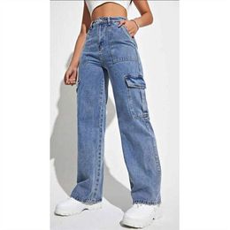 AFAZ New Trading UG Stretch-Jeans Damenjeans Skinny Jeans Slim-Fit Jeans Vintage Jeans mit Doppelknöpfen