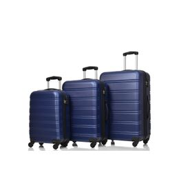 Gotagee Kofferset Koffer-Set Hartschalen-Koffer Rollkoffer Reisekoffer Handgepäck ABS