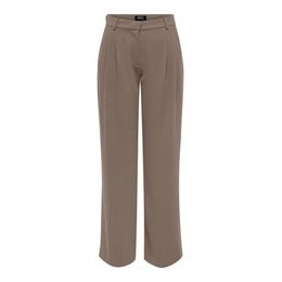 Only Bundfaltenhose GRY (1-tlg) Falten