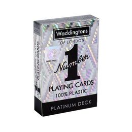 Winning Moves Spiel, Waddingtons of London Number 1 Playing Cards Platinum Deck...