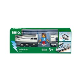 Brio® Spielzeugeisenbahn-Erweiterung Brio World Eisenbahn Zug Turbo-Zug 3 Teile 36003