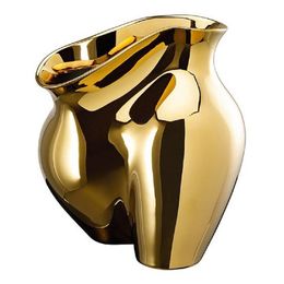 Rosenthal Dekovase Vase La Chute Gold titanisiert (26cm)