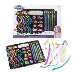 Toi-Toys Schmink-Koffer Haar Perlen Haarverlängerung Haarspangen