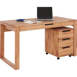 TaBoLe Möbel Schreibtisch Ema (mit oder ohne Rollcontainer)