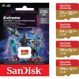 Sandisk Extreme 4K microSD GAMING Speicherkarte (128 GB)