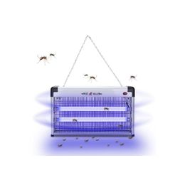 Clanmacy Ultraschall-Tierabwehr Elektrischer Insektenvernichter Mückenlampe 40W LED mit UV-Licht