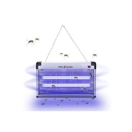 Clanmacy Ultraschall-Tierabwehr Elektrischer Insektenvernichter Mückenlampe 30W LED mit UV-Licht