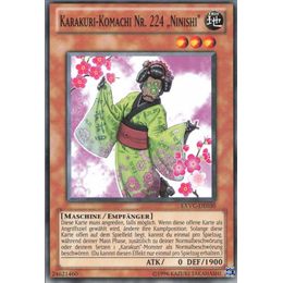 ReCollectibles Sammelkarte YuGiOh Karte Karakuri-Komachi Nr. 224 „Ninishi“ deutsch
