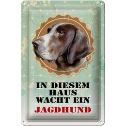 Hebold Flachmann Schild Blech 20x30cm