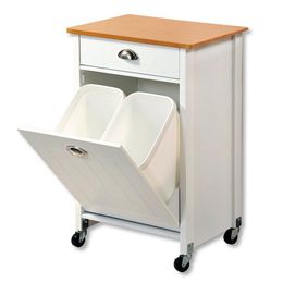 Kesper® Küchenwagen Rollwagen mit Mülltrennsystem