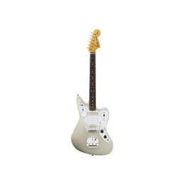 Fender E-Gitarre, Johnny Marr Jaguar RW Olympic White