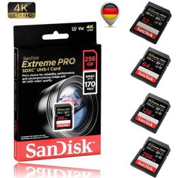 Sandisk Extreme Pro SD Karte Memory Card 4K Speicherkarte (256 GB)