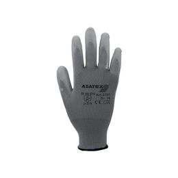 Asatex Arbeitshandschuh-Set Handschuhe Größe 9 grau EN 388 PSA-Kategorie II