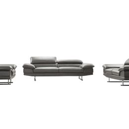 Salottini 3-Sitzer Designer 3er Sofa Bassano 3-Sitzer Leder Couch Garnitur