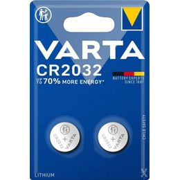 Varta Varta Lithium 6032 CR2032 Knopfzelle 2er Blister Knopfzelle