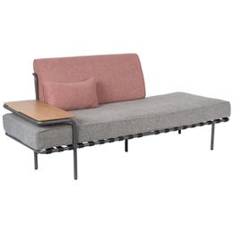 Zuiver 2-Sitzer Sofa Tagesbett STAR mit Ablagefläche aus Eichenfurnier von Zuiver