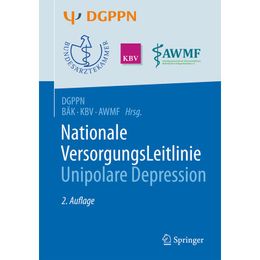 Springer S3-Leitlinie/Nationale VersorgungsLeitlinie Unipolare Depression, Kartoniert (TB)
