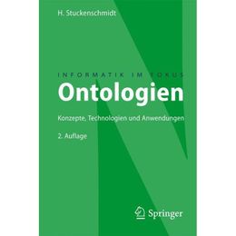Springer Berlin Heidelberg Ontologien - Heiner Stuckenschmidt, Kartoniert (TB)