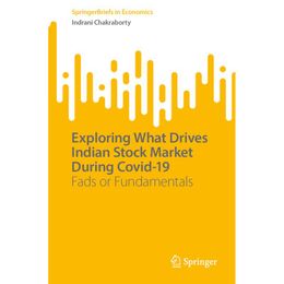 Exploring What Drives Indian Stock Market During Covid-19 - Indrani Chakraborty, Kartoniert (TB)