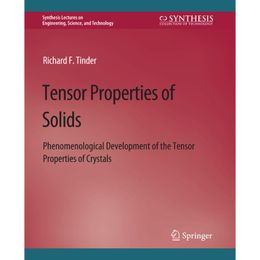Tensor Properties of Solids, Part Two - Richard F. Tinder, Kartoniert (TB)