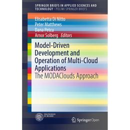 Springer Model-Driven Development and Operation of Multi-Cloud Applications, Kartoniert (TB)