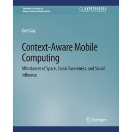 Springer Context-Aware Mobile Computing - Geri Gay, Kartoniert (TB)