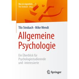 Springer Allgemeine Psychologie - Tilo Strobach, Mike Wendt, Kartoniert (TB)
