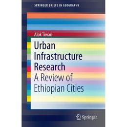 Urban Infrastructure Research - Alok Tiwari, Kartoniert (TB)
