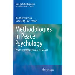 Springer Methodologies in Peace Psychology, Kartoniert (TB)