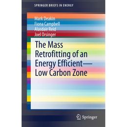 Springer The Mass Retrofitting of an Energy Efficient-Low Carbon Zone - Mark Deakin, Fiona Campbell, Alasdair Reid, Joel Orsinger, Kartoniert (TB)